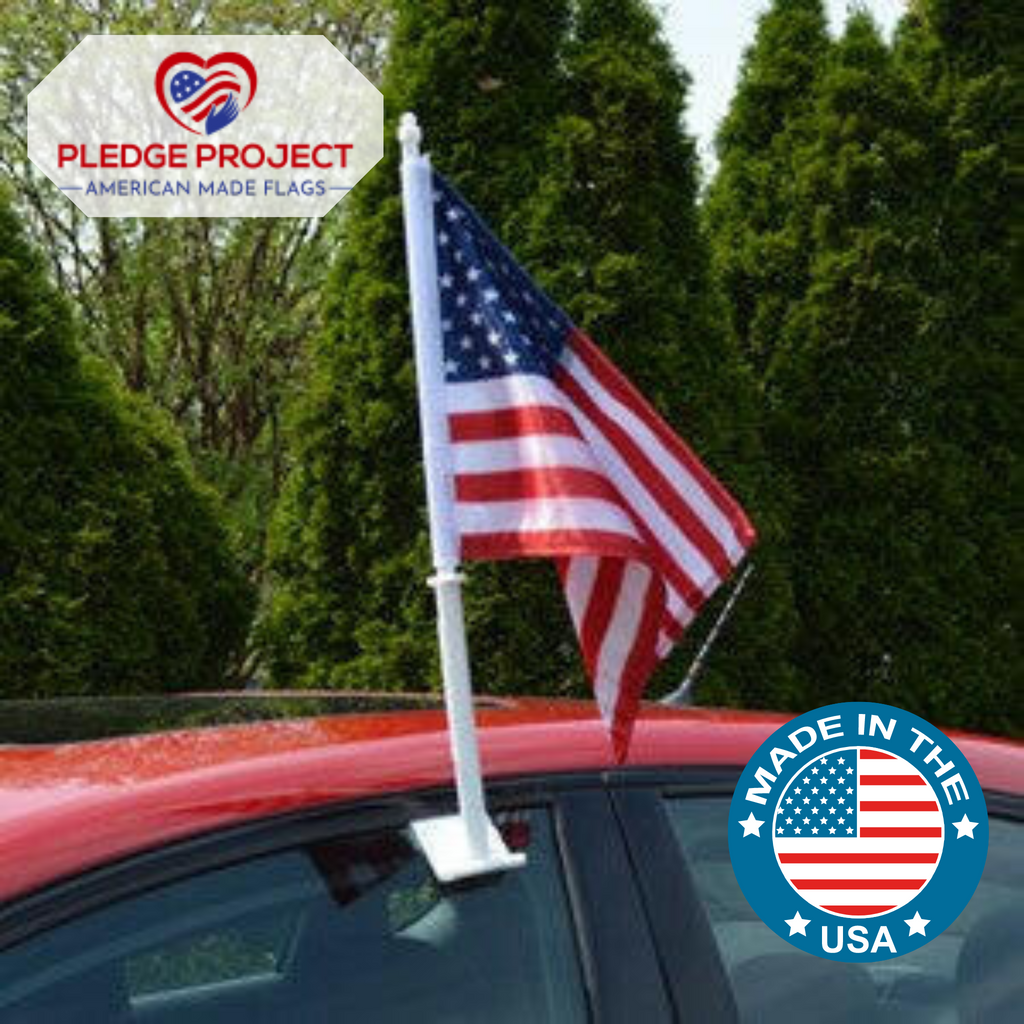 American car flag made in the USA